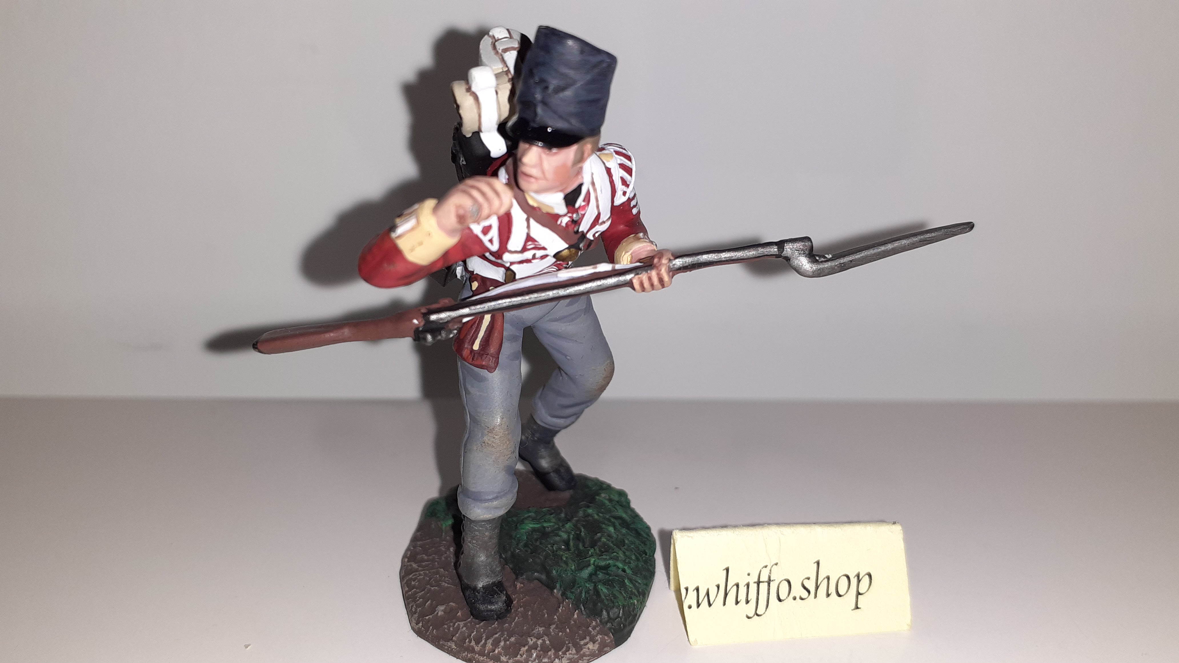 Britains 36124 44th Foot Blowing Whistle Napoleonic Nco Fig boxed 1:32 ...