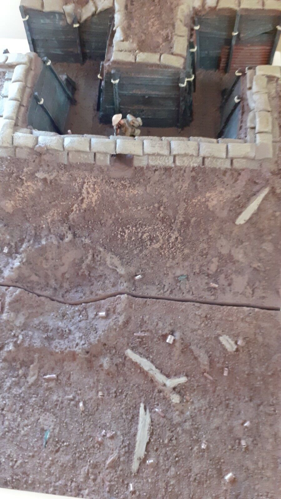 Britains 51014 ww1 trench system sniper pit resin boxed 1:32 – whiffo